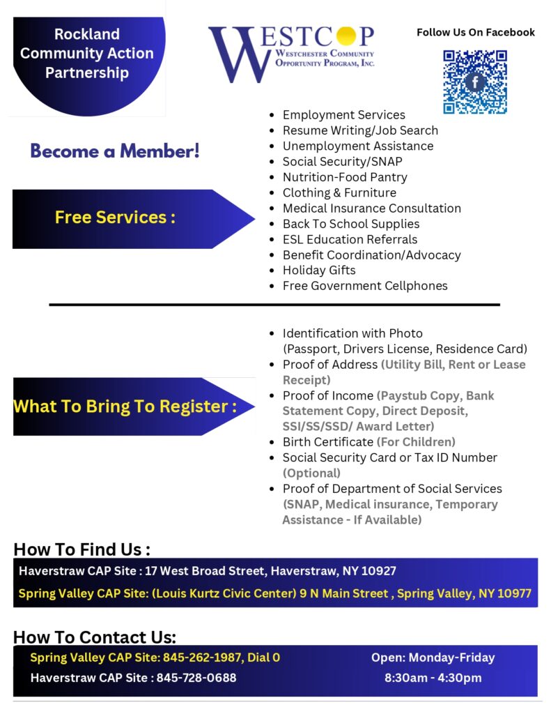 Community Announcements - Finkelstein Memorial Library